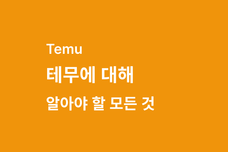 테무(Temu)에 대해 알아야 할 모든 것
